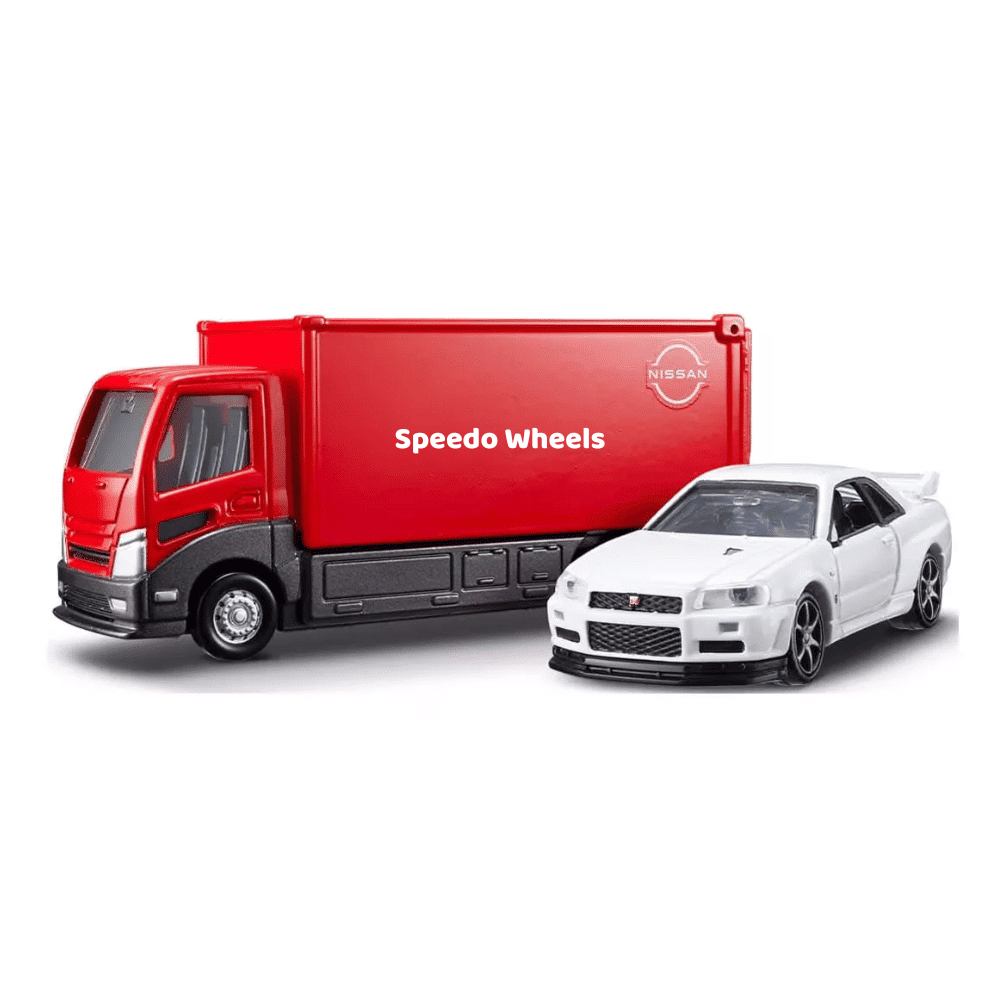 Transporter Nissan Skyline GT-R V SpecII Nur | Tomica Premium - Speedo ...