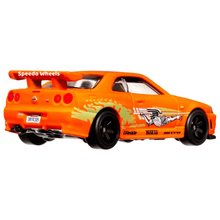 Nissan Skyline GT-R BNR34 | Fast And Furious | Hot Wheels - Speedo Wheels