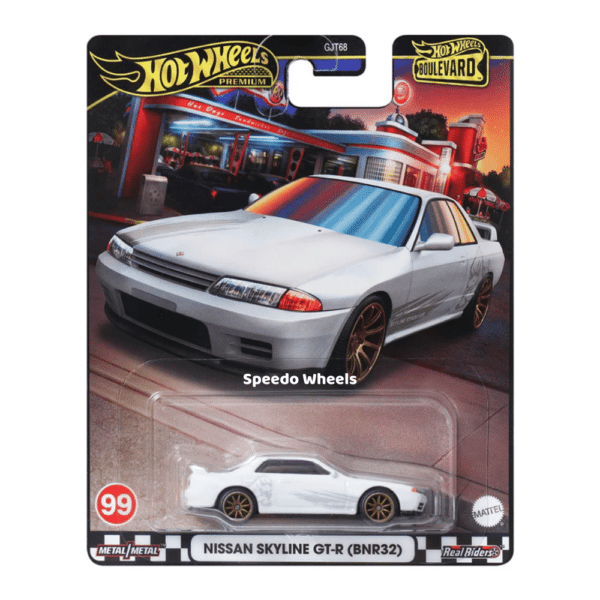 Nissan Skyline GT-R (BNR32) | Hot Wheels Premium - Speedo Wheels