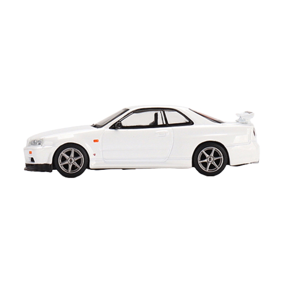 Nissan Skyline GT-R (R34) V-Spec N1 White - Mini GT #397 (Opened ...