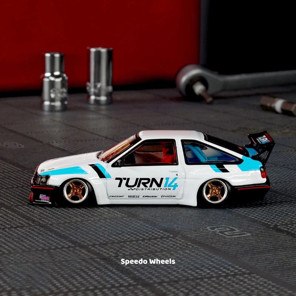 Toyota Corolla Levin (AE86) - Hot Wheels Elite 64 - Speedo Wheels