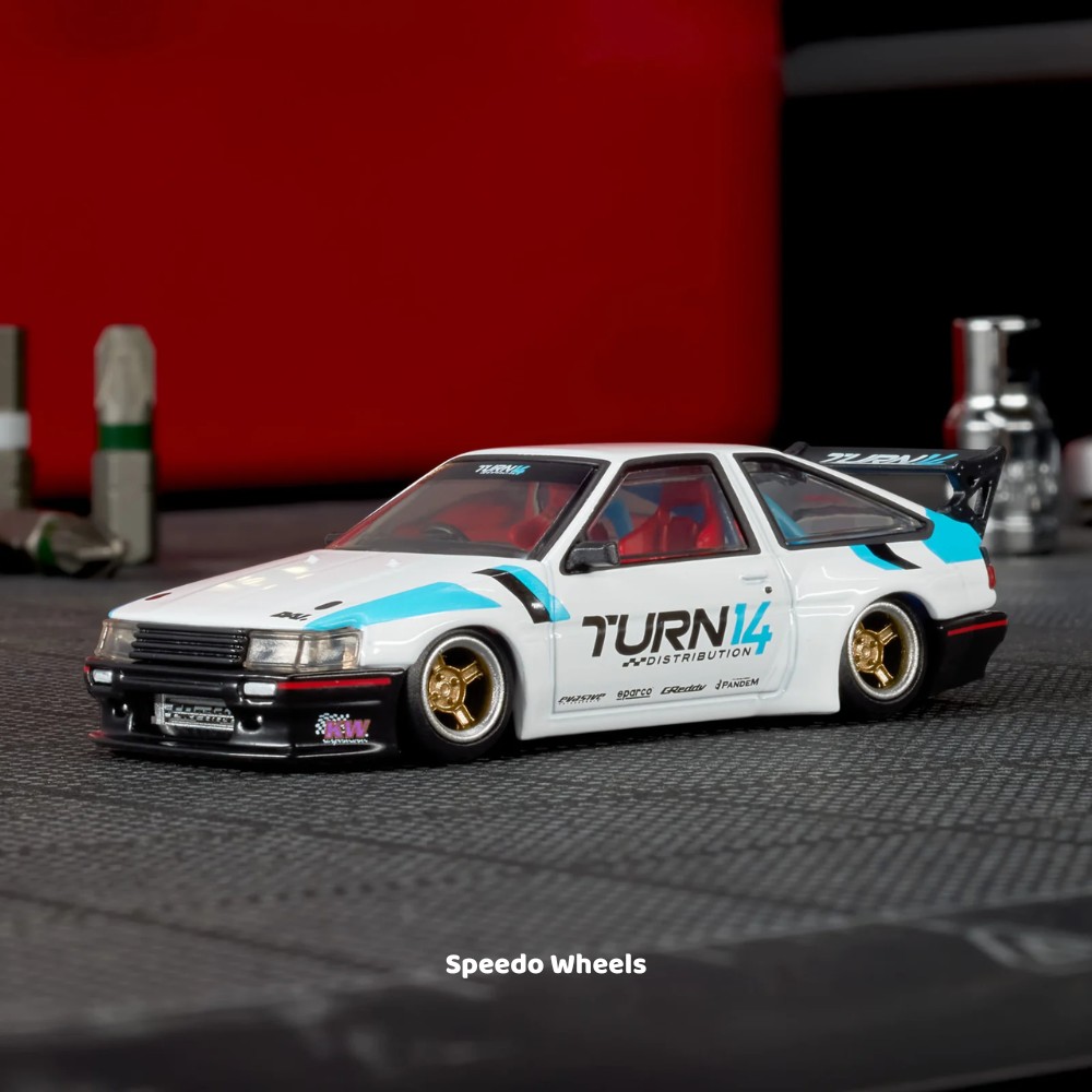 Toyota Corolla Levin (AE86) - Hot Wheels Elite 64 - Speedo Wheels